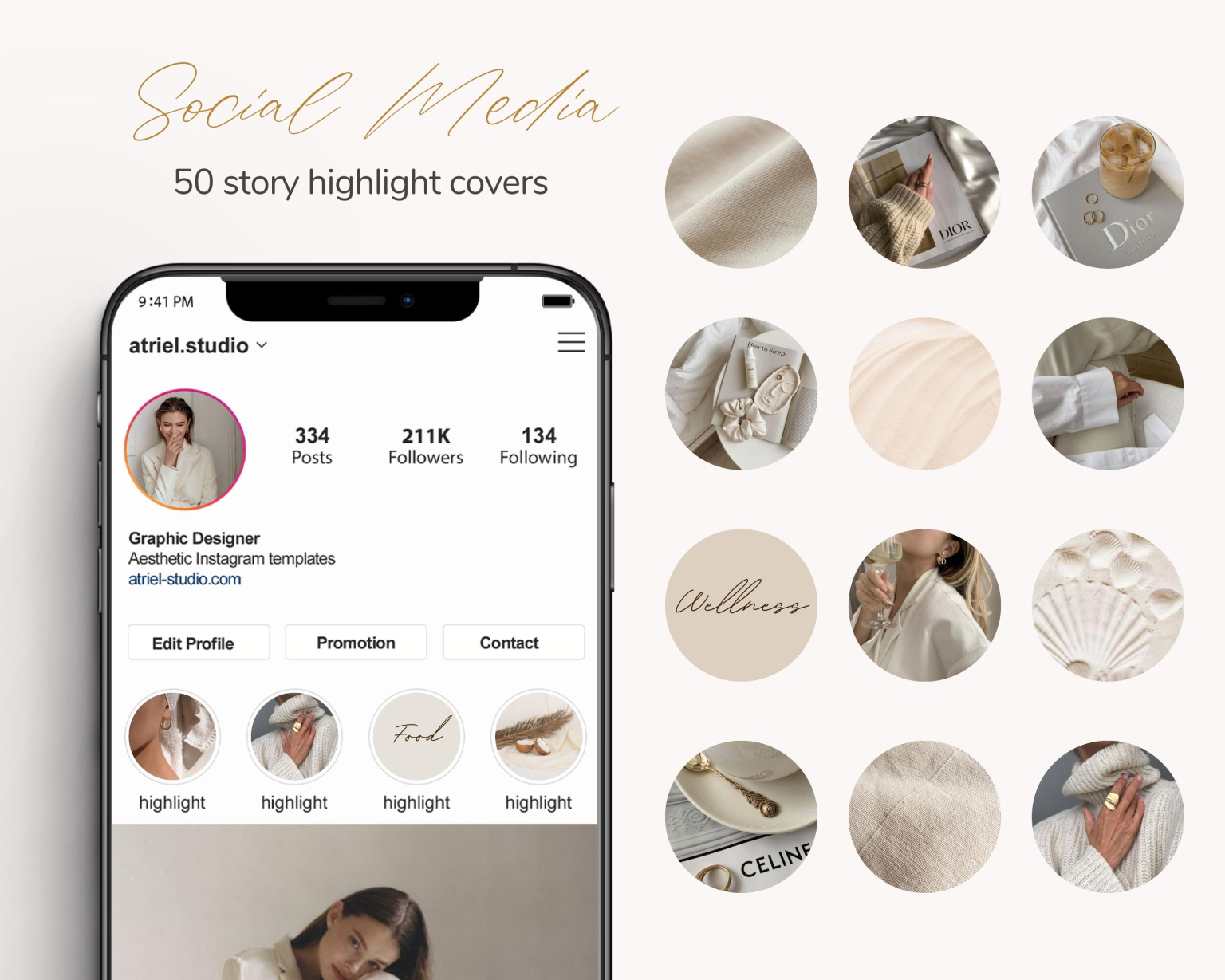 Aesthetic Instagram Highlight Covers - Atriel
