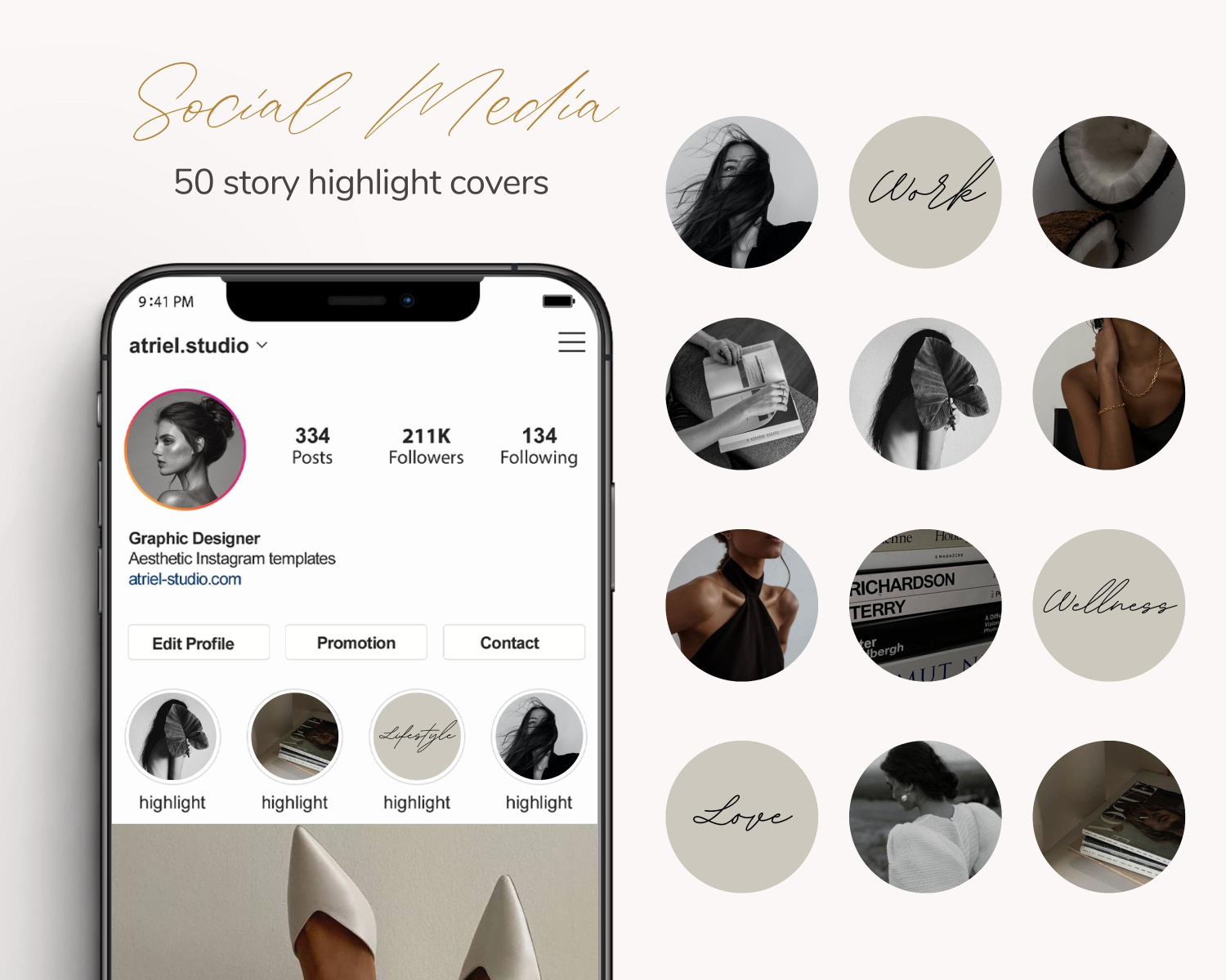 Aesthetic Instagram Highlight Covers - Atriel