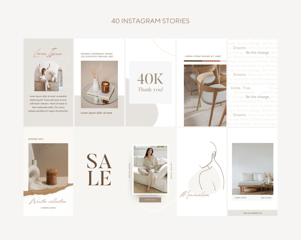 Aesthetic Instagram Post Templates – Atriel