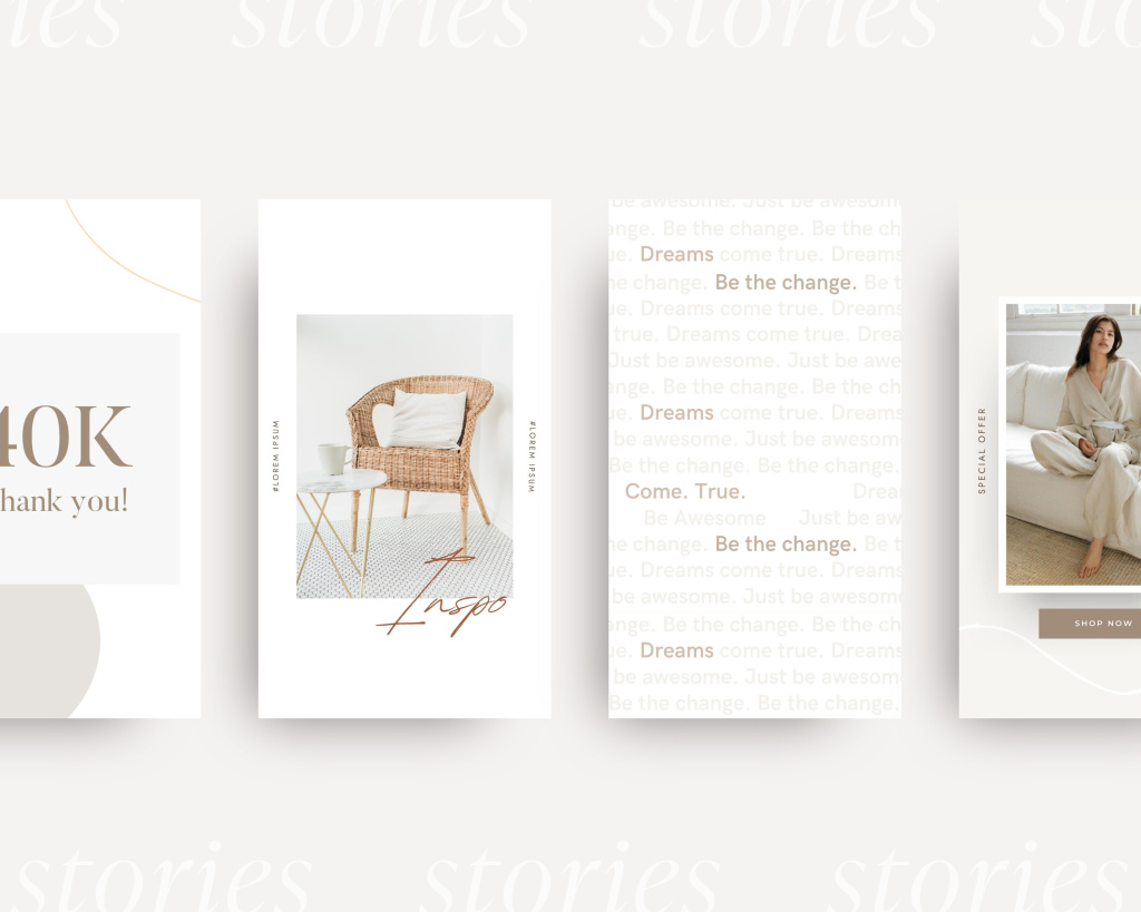 Aesthetic Instagram Post Templates - Atriel