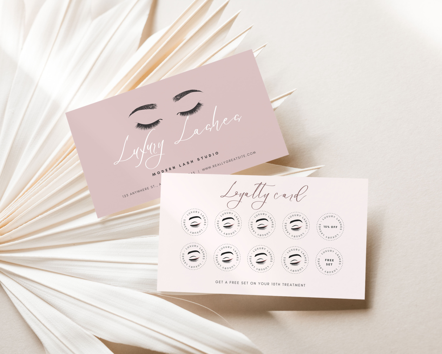 Lash Business Card Template - Atriel