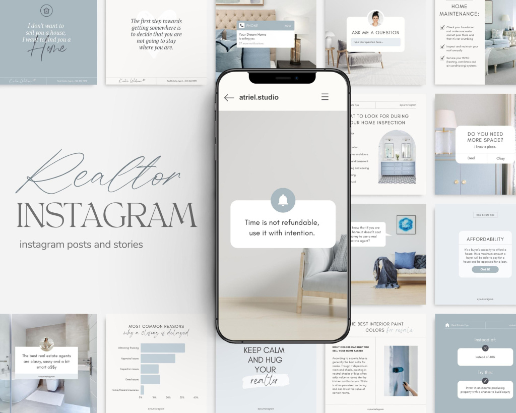 Canva Real Estate Templates Atriel