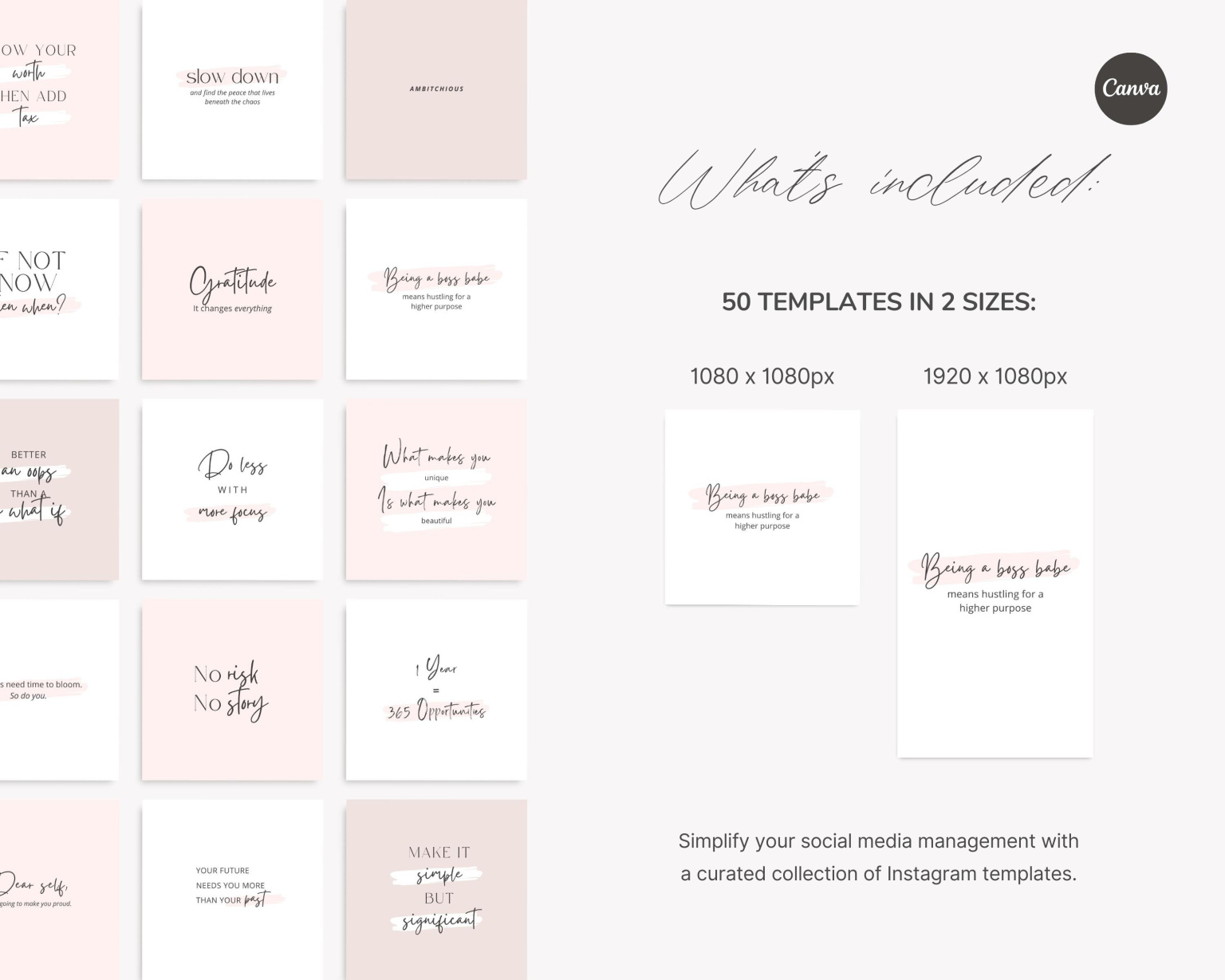 Cute Instagram Quote Templates - Atriel