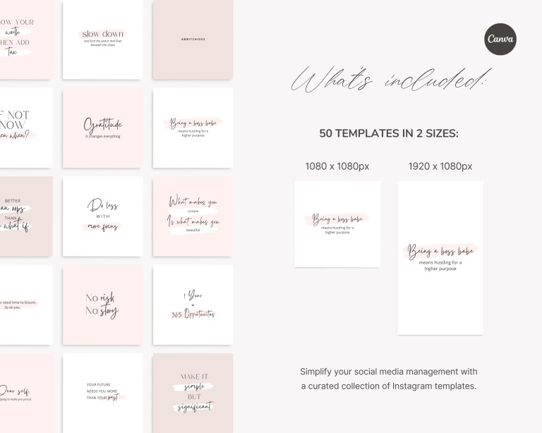 Cute Instagram Quote Templates - Atriel