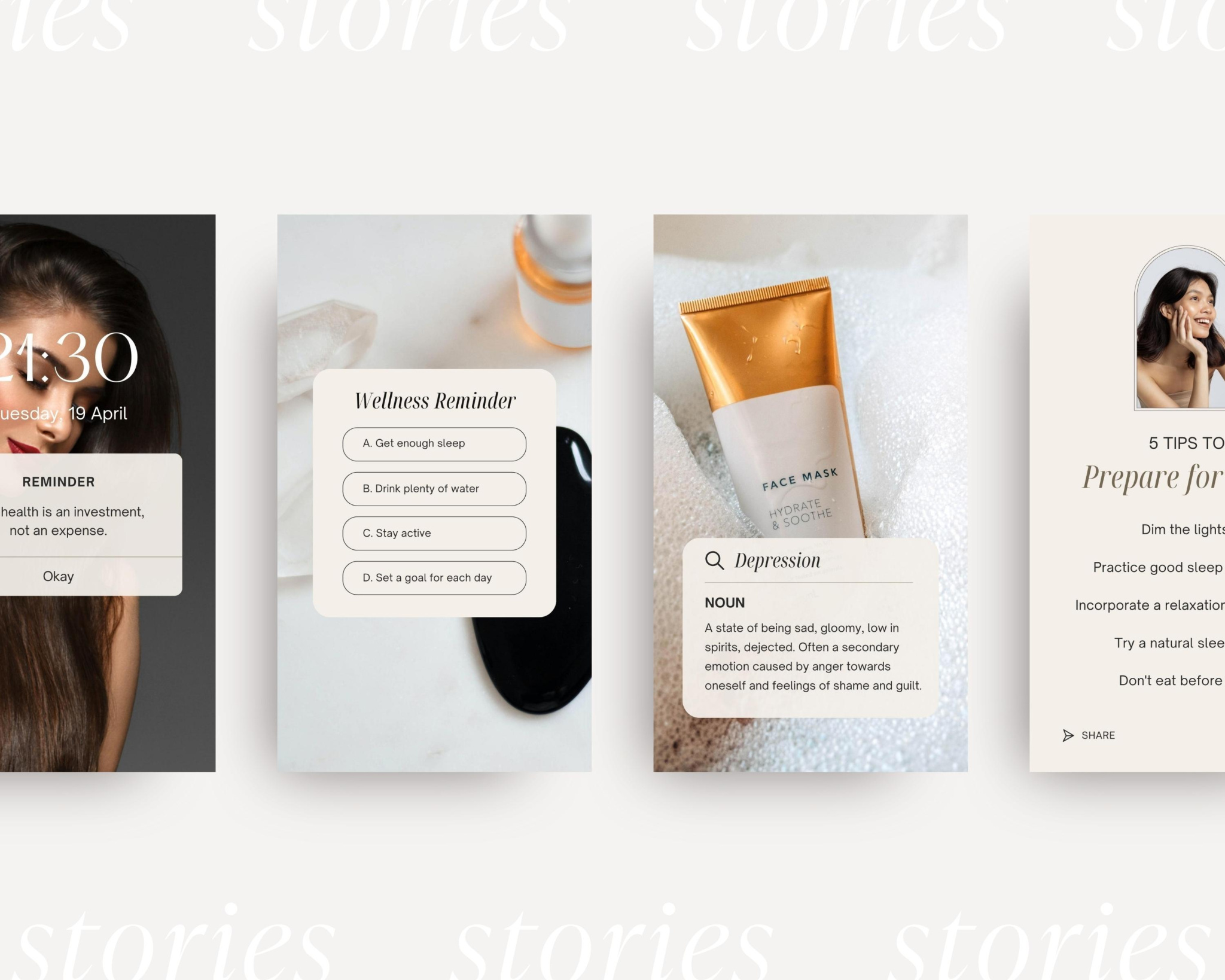 Health and Wellness Instagram Templates - Atriel