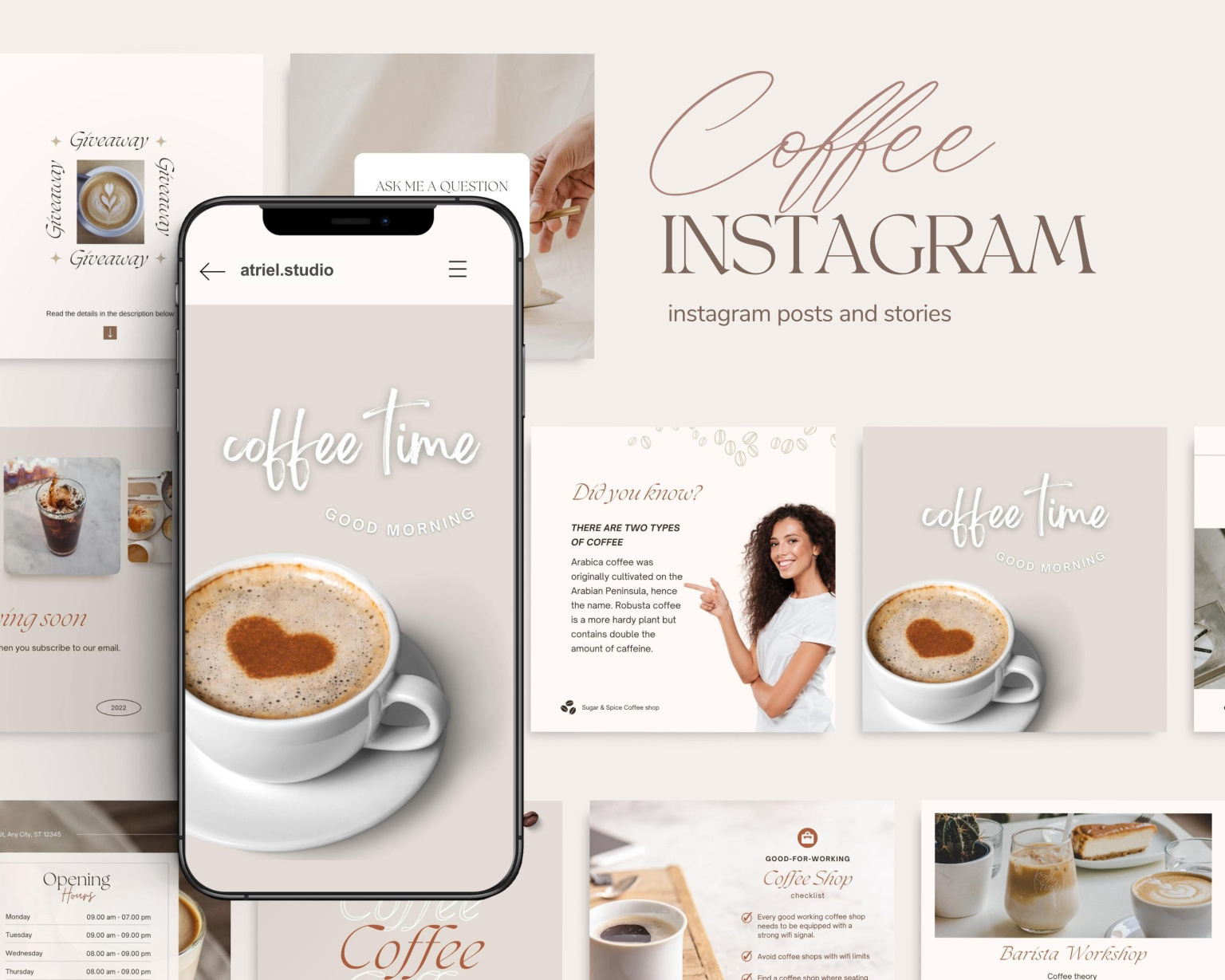 Instagram Coffee Posts – Atriel